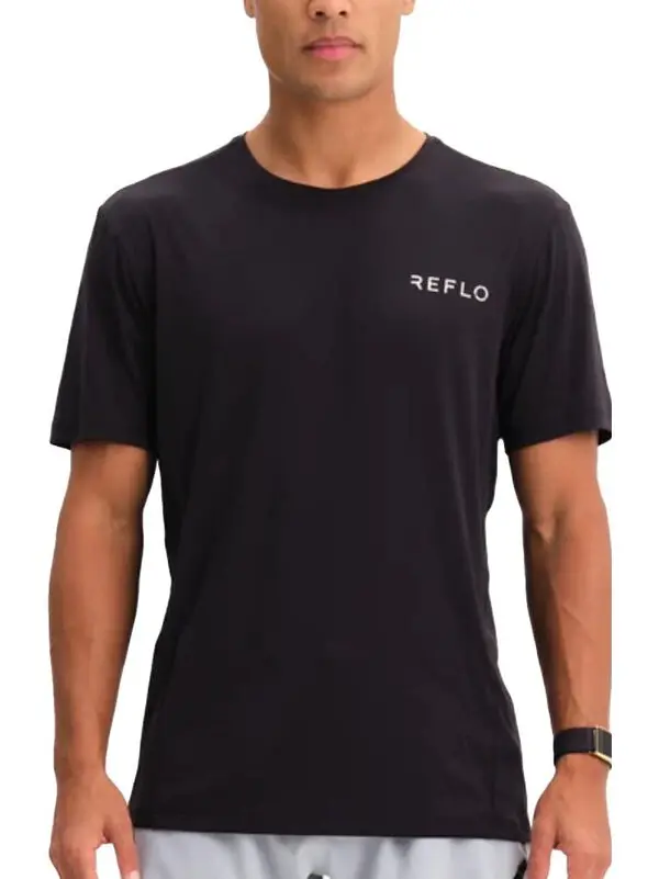 REFLO Hudson Recycled Active T-shirt - Black