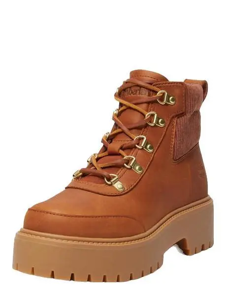 Timberland Stone Street Platform Boots - Rust Full Grain