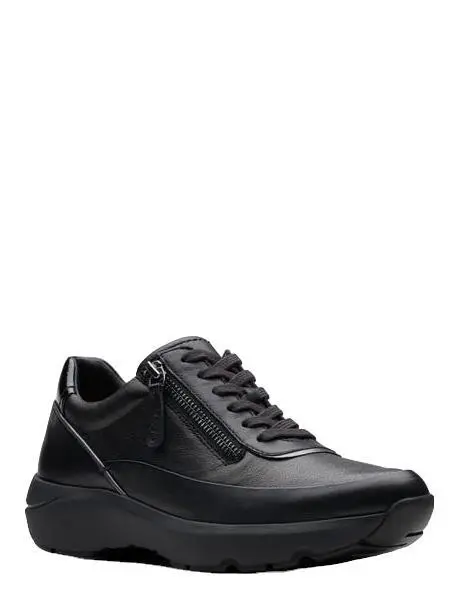 Clarks Tivoli Zip Sneakers - Black Combi