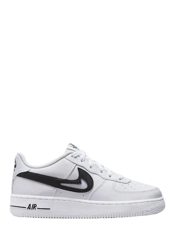 Nike Air Force 1 Low Cut Out Swoosh - White/black