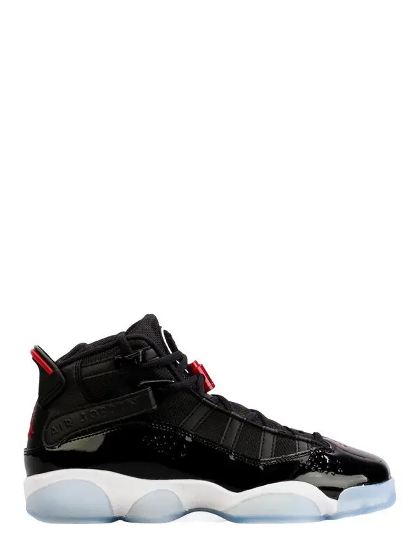 JORDAN 6 Rings - Black/white/gym Red