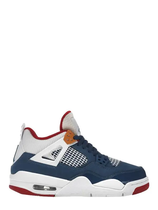 JORDAN 4 Retro Messy Room Gs - French Blue/white/gym Red