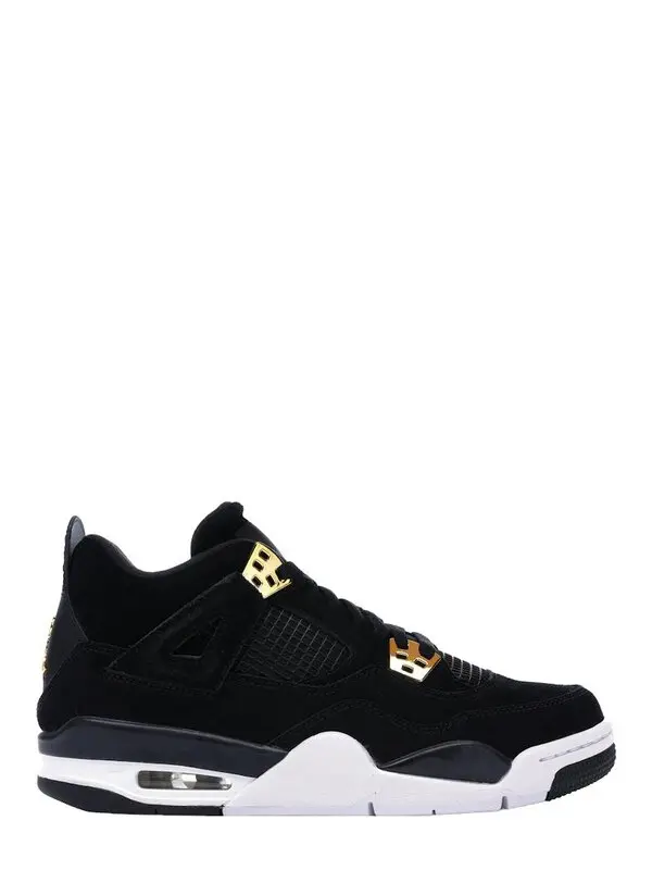 JORDAN 4 Retro Royalty Gs - Black/metallic Gold/white