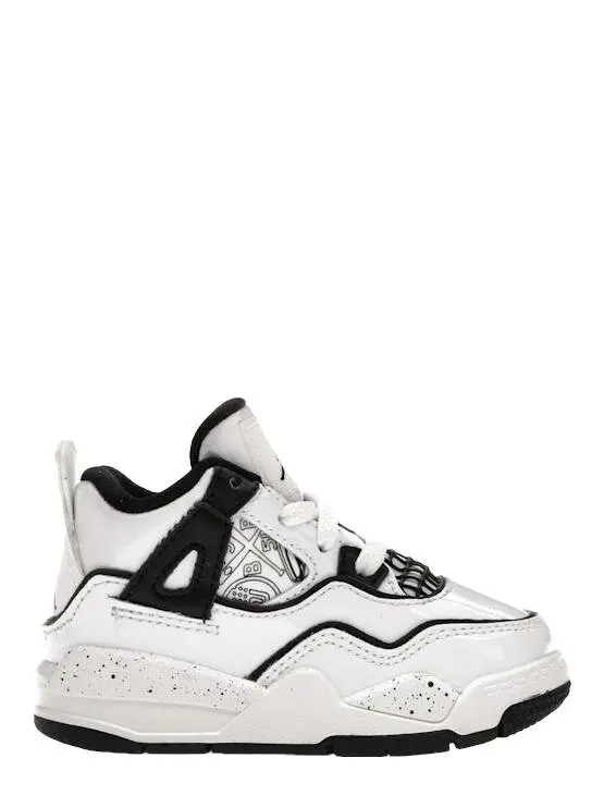 JORDAN 4 Retro Se Diy Sneakers - White/black/volt