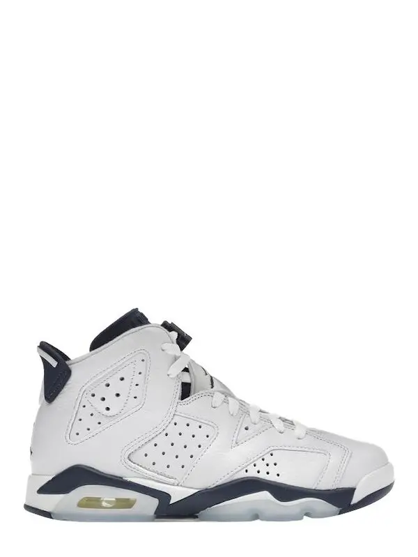 JORDAN 6 Retro Sneakers - White/midnight Navy Blue