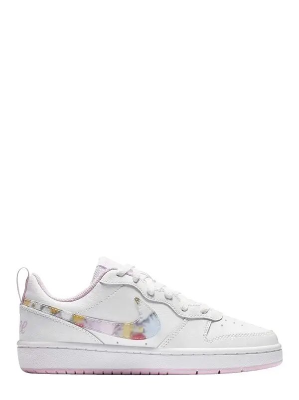 Nike Court Borough Low 2 Se Floral Swoosh Sneakers - White