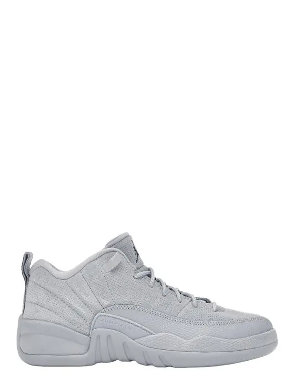 JORDAN 12 Retro Low Sneakers - Wolf Grey/armory Navy Blue/electrolime