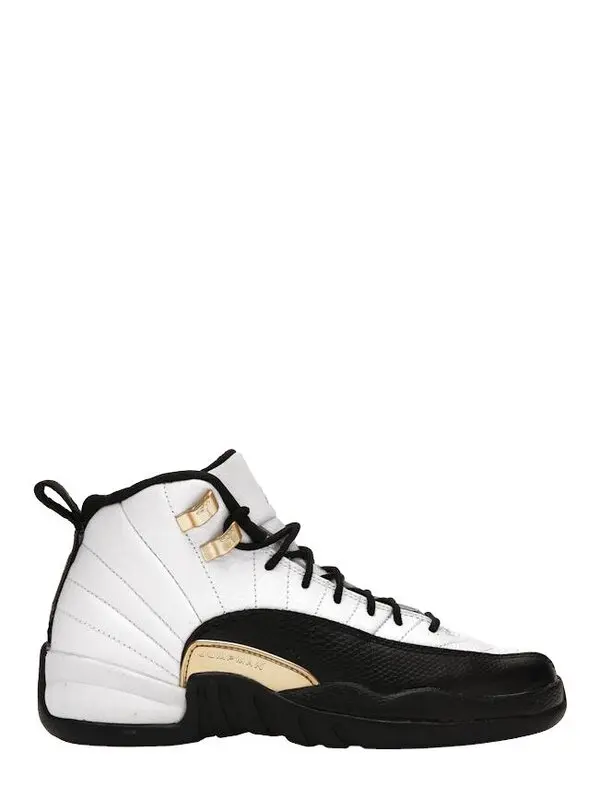 JORDAN 12 Retro Royalty Taxi Gs - White/black/metallic Gold