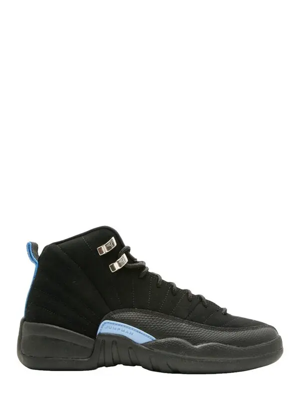 JORDAN 12 Retro Nubuck Sneakers - Black/white/university Blue