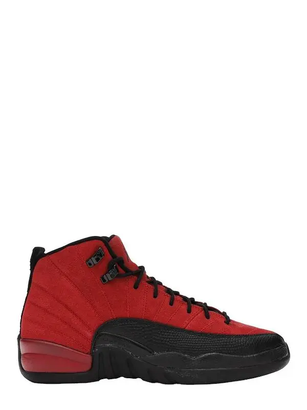 JORDAN 12 Retro Reverse Flu Game Gs - Varsity Red/black
