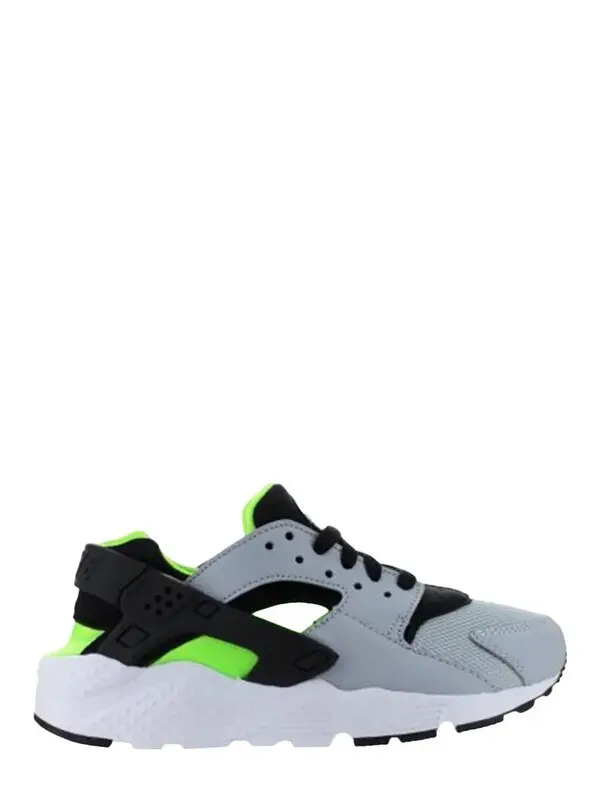 Nike Air Huarache Sneakers - Wolf Grey/black/electric Green