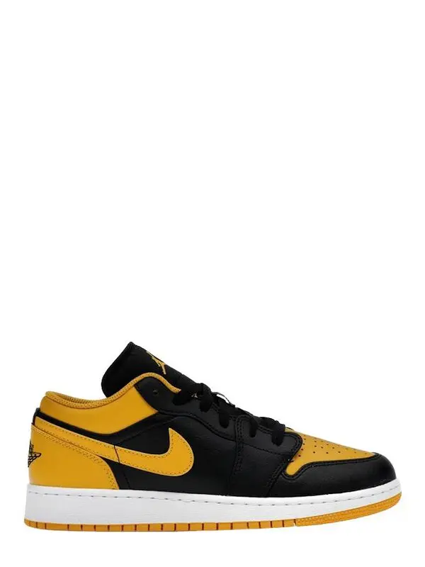 JORDAN 1 Low Sneakers - Black/yellow Ochre/white