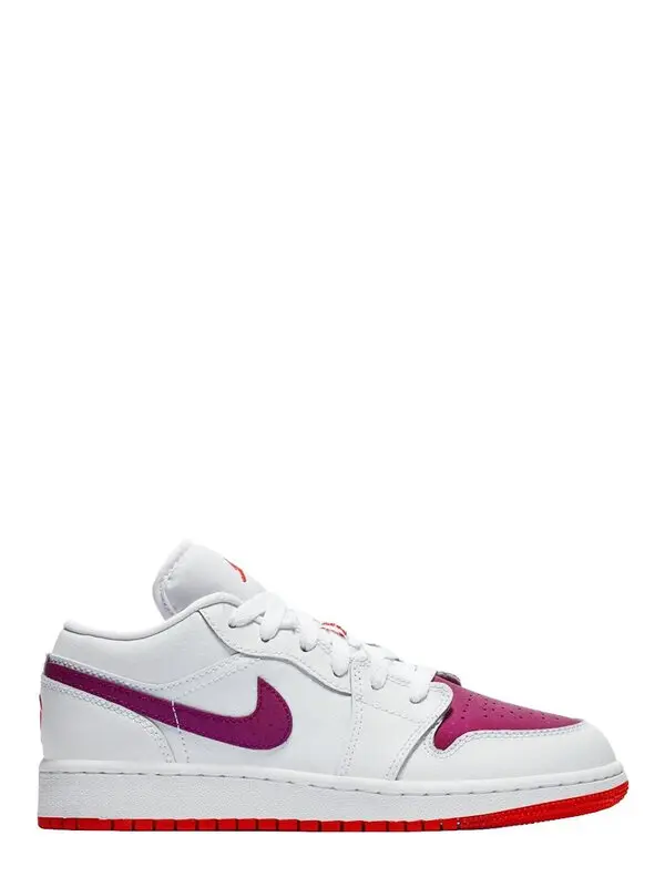 JORDAN 1 Low Sneakers - White/rush Pink/true Berry