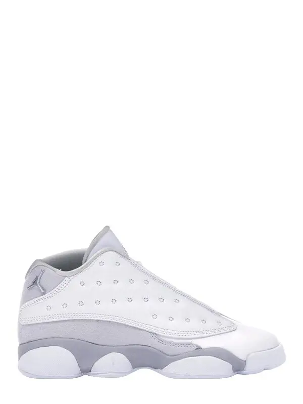 JORDAN 13 Retro Low Pure Platinum Sneaker - White/metallic Silver