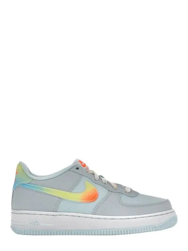 Nike Air Force 1 Low Playground Pack Sneakers - Glacier Blue/light Lemon Twist/aquarius Blue