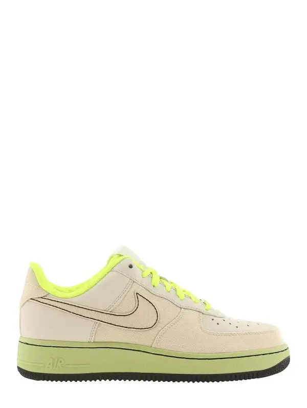 Nike Force 1 Low Premium Sneakers - Light Bone/volt