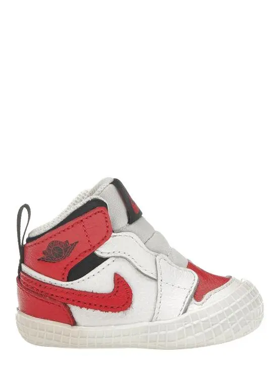 JORDAN 1 Crib Bootie Heritage - White/university Red/black