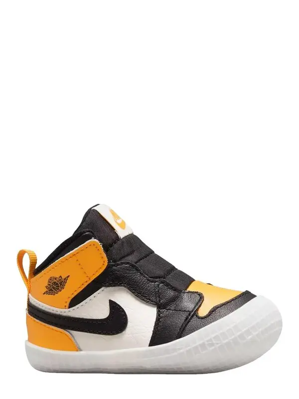 JORDAN 1 Crib Bootie - Taxi/sail/black