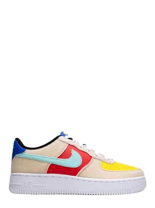 Nike Air Force 1 Low Velcro - Sanddrift/emerald Rise/track Red