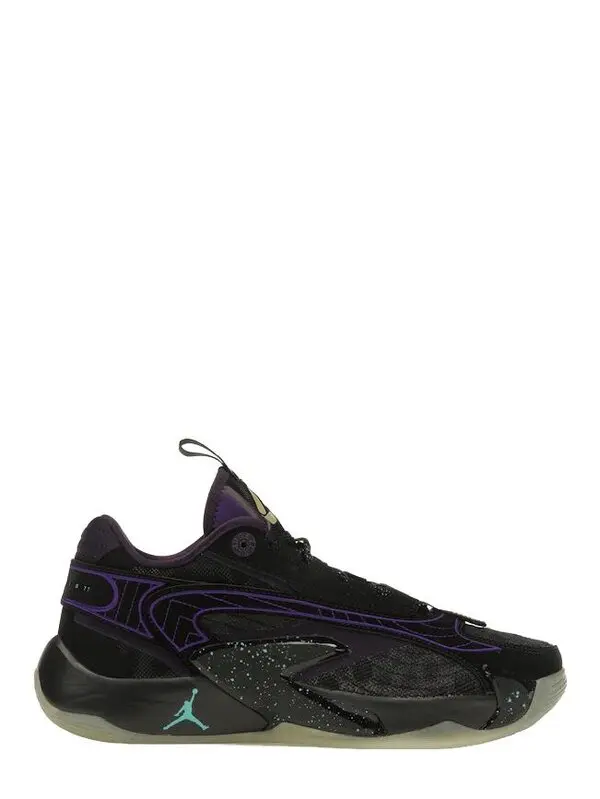 JORDAN Luka 2 Luk.ai Space Hunter Sneakers - Black/grand Purple/aurora Green
