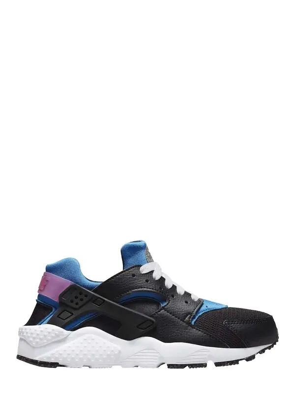 Nike Air Huarache Run Sneakers - Black/light Photo Blue/active Pink