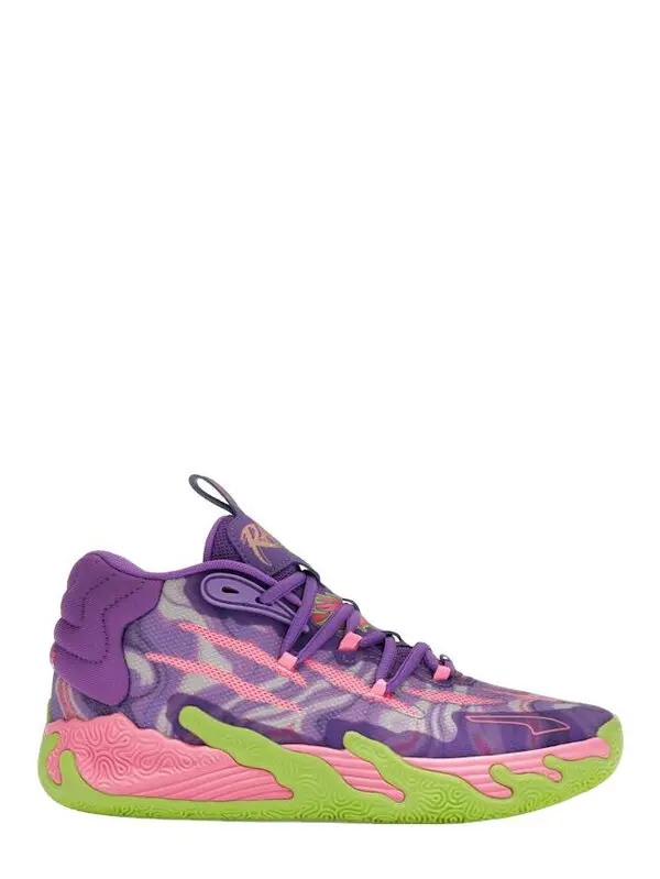 PUMA Lamelo Ball Mb.03 Toxicin Sneakers - Purple Glimmer/green Gecko