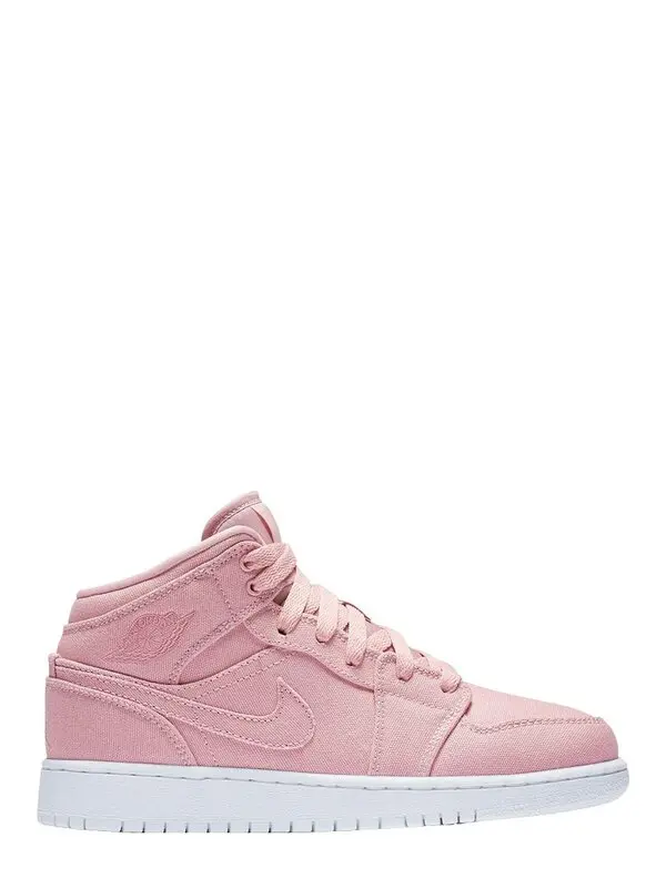 JORDAN 1 Mid Sneakers - Sheen/white
