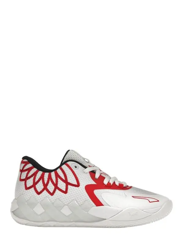 PUMA Lamelo Ball Mb.01 Lo Team Sneakers - Puma White/high Risk Red