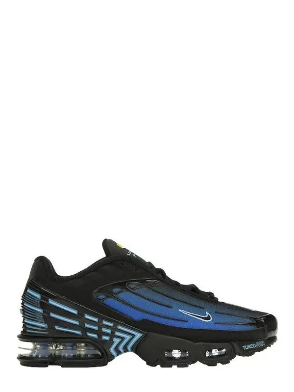 Nike Air Max Plus 3 Gradient Sneakers - Black/university Blue/racer Blue