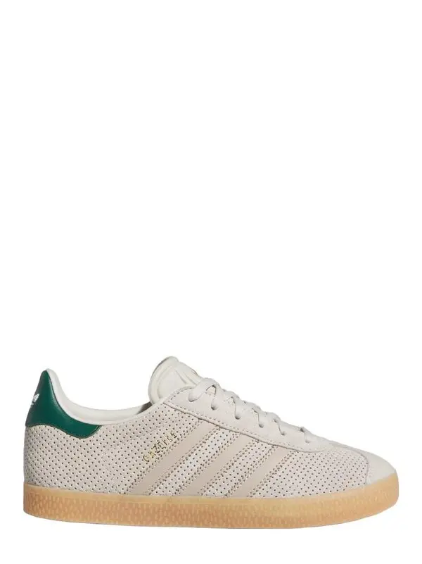 Adidas Gazelle Sneakers - Aluminium/wonder Beige/collegiate Green