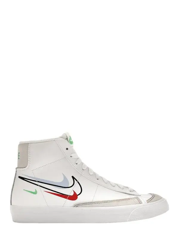 Nike Blazer Mid '77 Swoosh Pack - White/aluminum/black