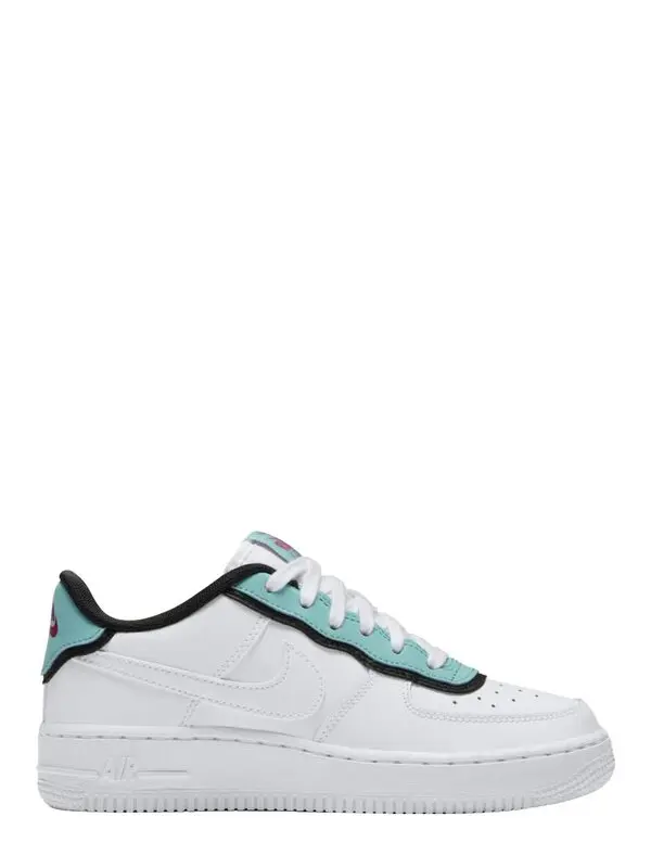 Nike Air Force 1 Low Double Layer Sneakers - White/light Aqua/black