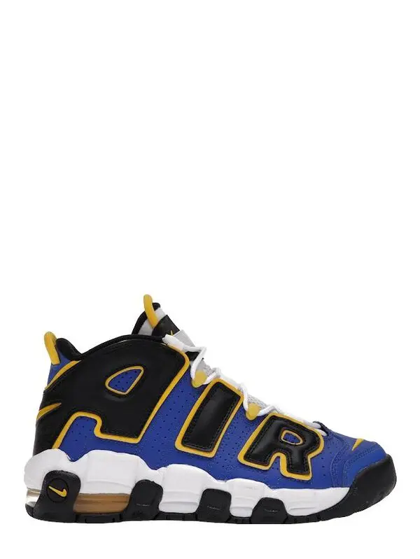 Nike Air More Uptempo Peace, Love & Basketball Sneakers - Game Royal/speed Yellow/black