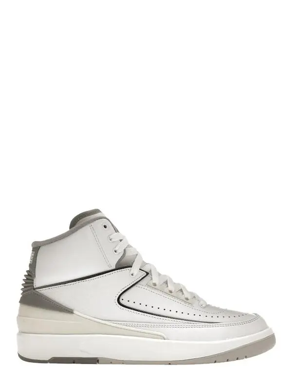 JORDAN 2 Retro Sneakers - White/cement Grey/sail