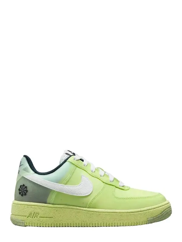 Nike Air Force 1 Crater Low Sneakers - Lemon Twist/white/armory Navy Blue
