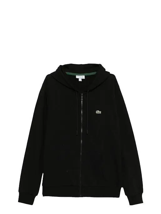 Lacoste Graphic Print Crewneck Sweatshirt - Black