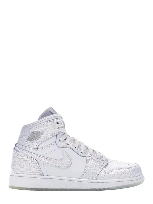 JORDAN 1 Retro High Top Sneakers - White/pure Platinum