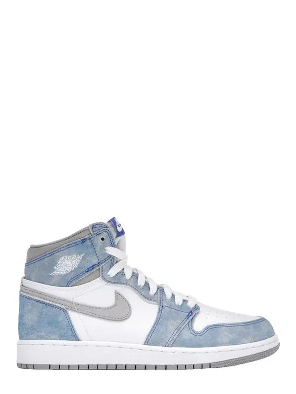 JORDAN 1 Retro High Smoke Grey Gs - Hyper Royal/light Smoke Grey/white
