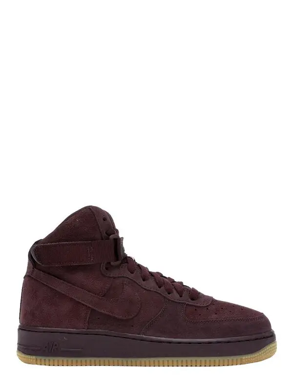 Nike Air Force 1 High-top Sneakers - Burgundy Crush/gum Light Brown
