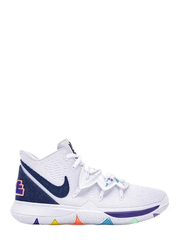 Nike Kyrie 5 Denim - White/deep Royal Blue/glacier Blue