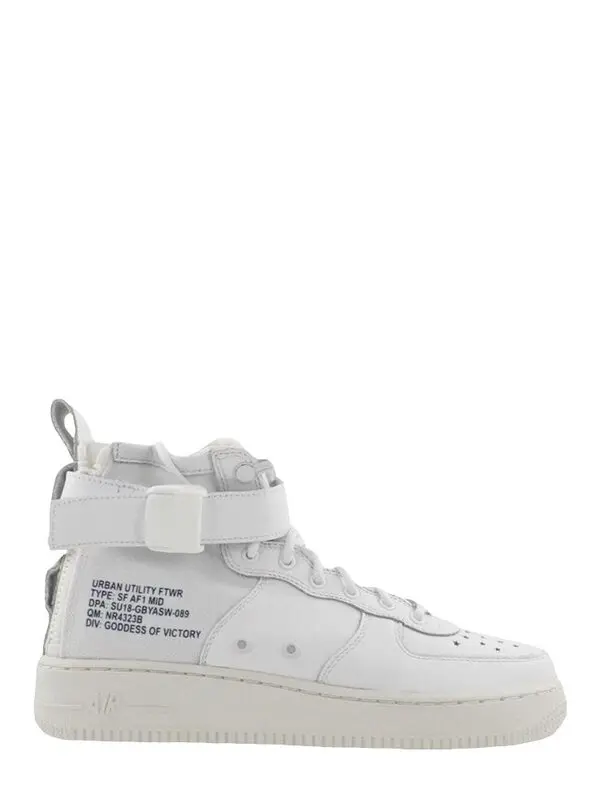 Nike Sf Air Force 1 Mid Sneakers - White