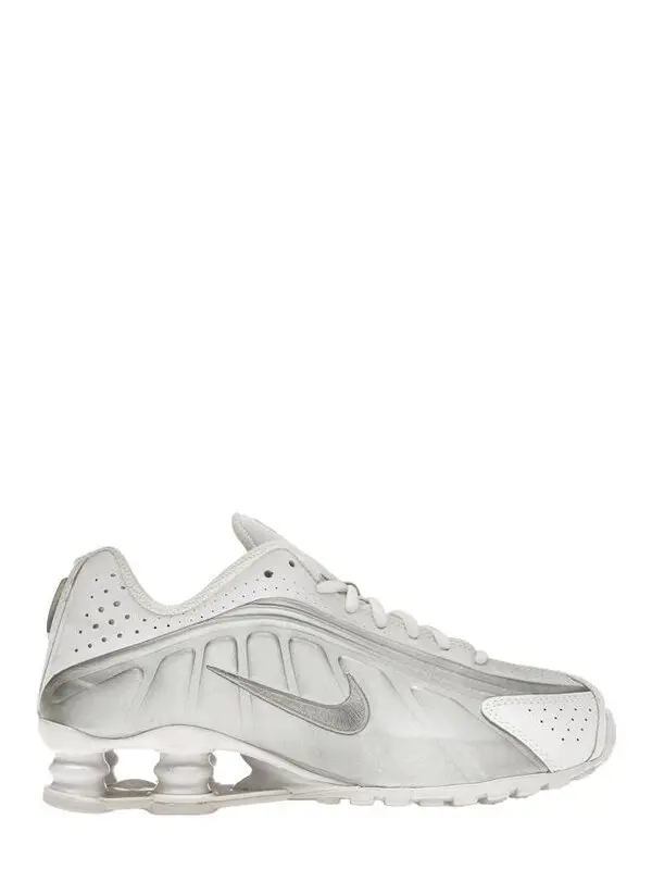 Nike Shox R4 Sneakers - White/metallic Silver/bright Crimson