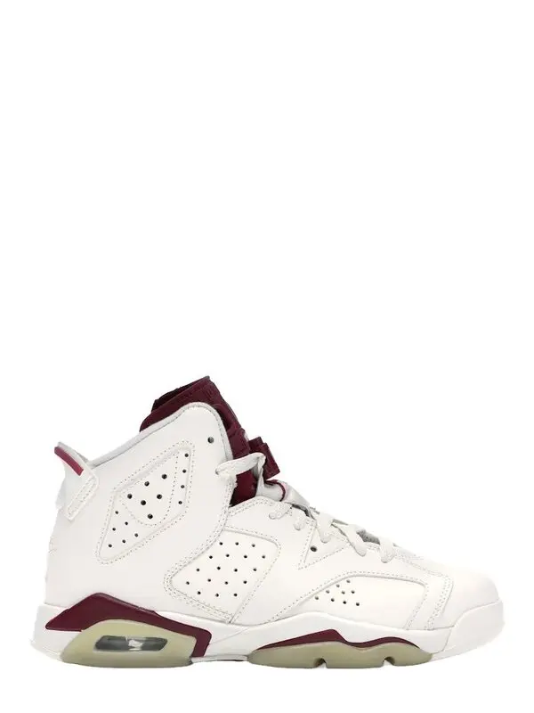 JORDAN 6 Retro Maroon 2015 Gs - Off White/new Maroon