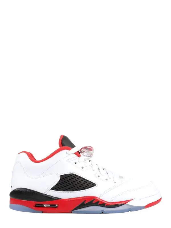 JORDAN 5 Retro - White/fire Red/black