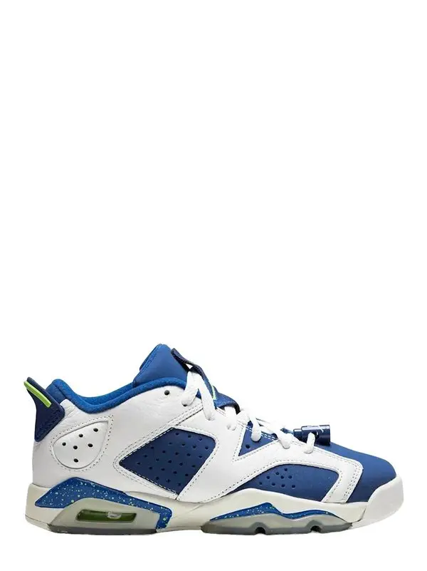 JORDAN 6 Low Sneakers - White/ghost Green/insgn Blue