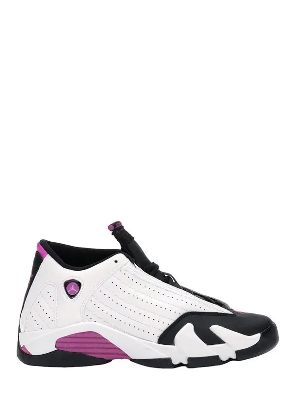 JORDAN 14 Retro Sneakers - White/fuchsia Flash/black