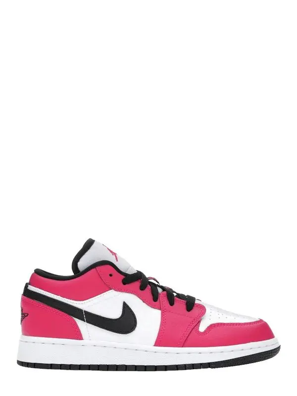 JORDAN 1 Low Sneakers - Rush Pink/white/black
