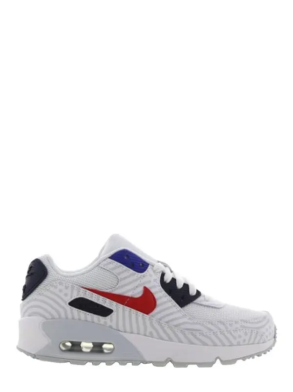Nike Air Max 90 Euro Tour Sneakers - White/midnight Navy/bright Blue