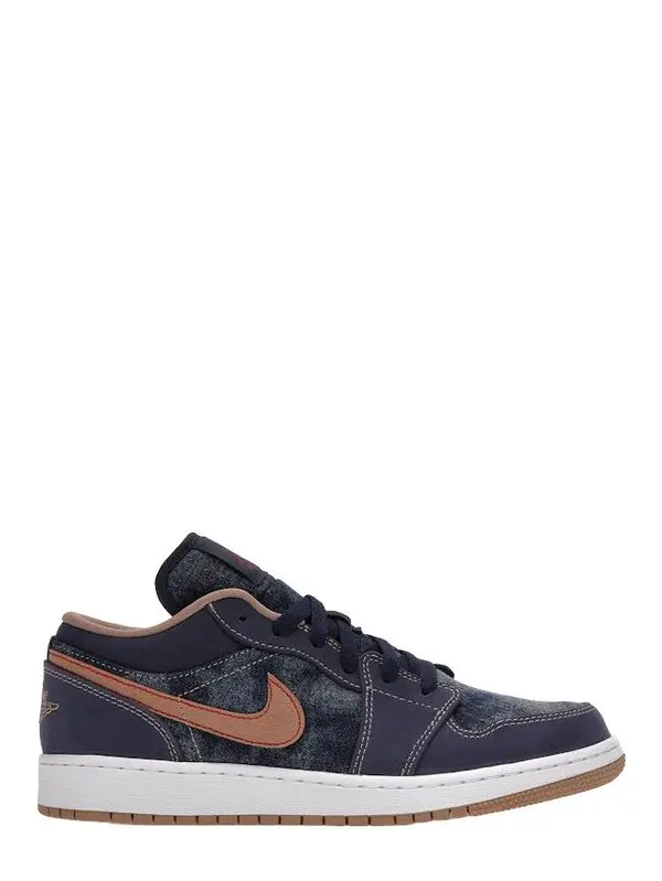 JORDAN 1 Low Se Denimin - Midnight Navy Blue/hemp