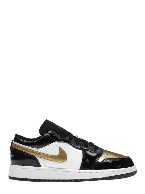 JORDAN 1 Low Se Gold Toe - Black/metallic Gold/white